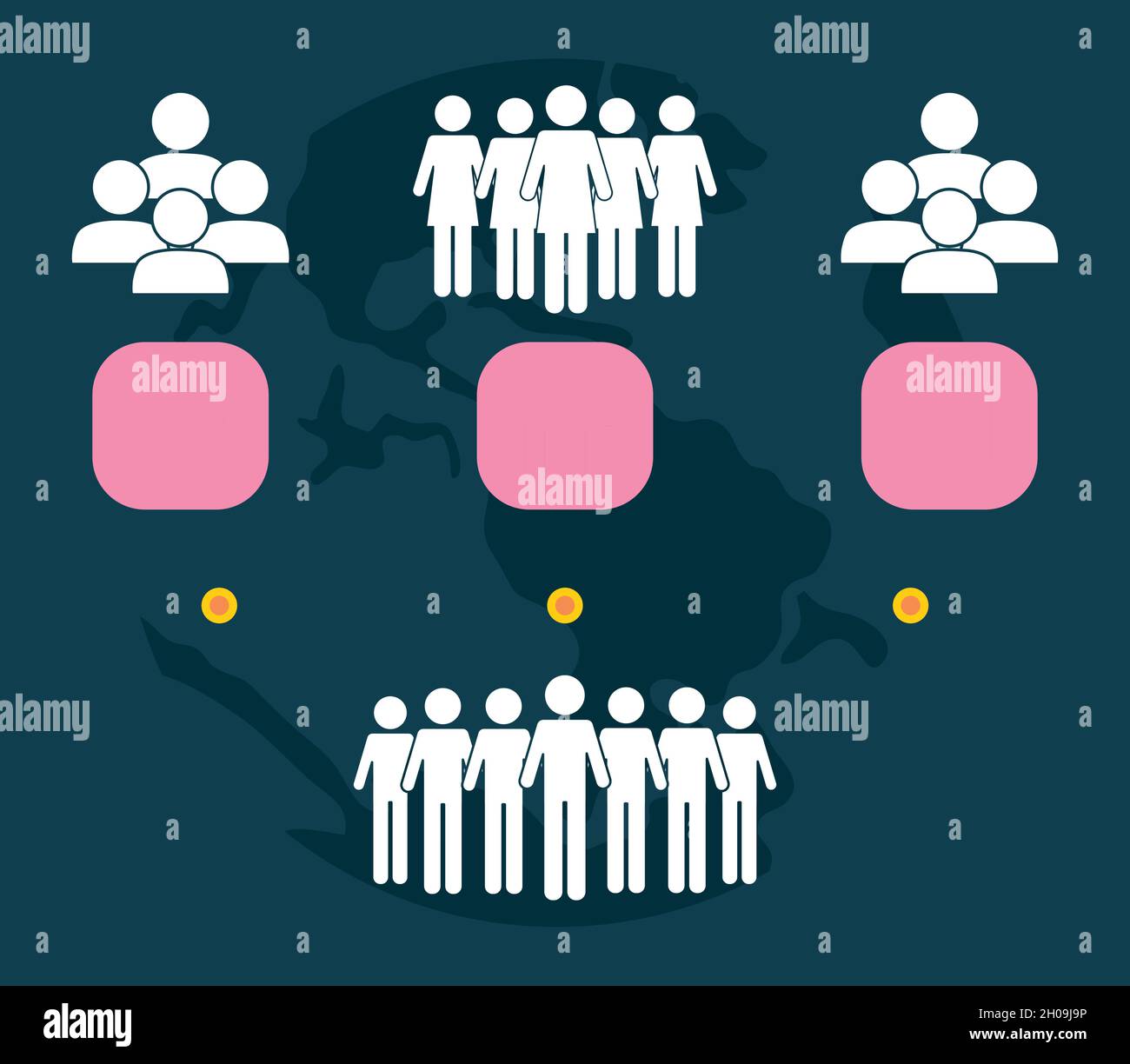 pictogramme population dessin illustration Image Vectorielle Stock - Alamy