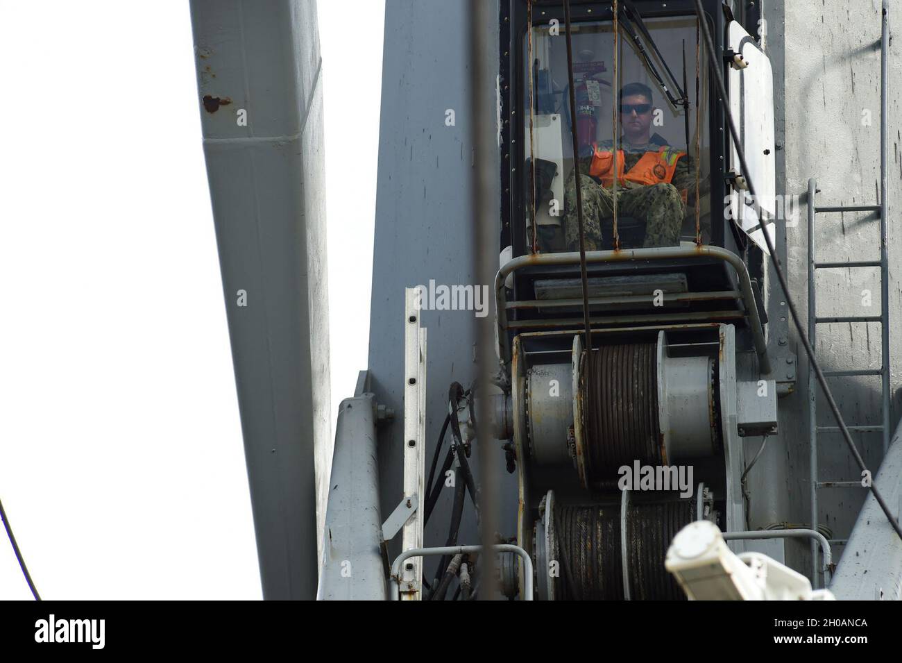 Port de l'APRA, Guam (janv12, 2021) le compagnon de Boatswain de 3e ...