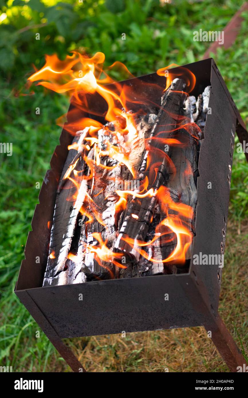 Flame brazier fire flames Banque de photographies et d’images à haute ...