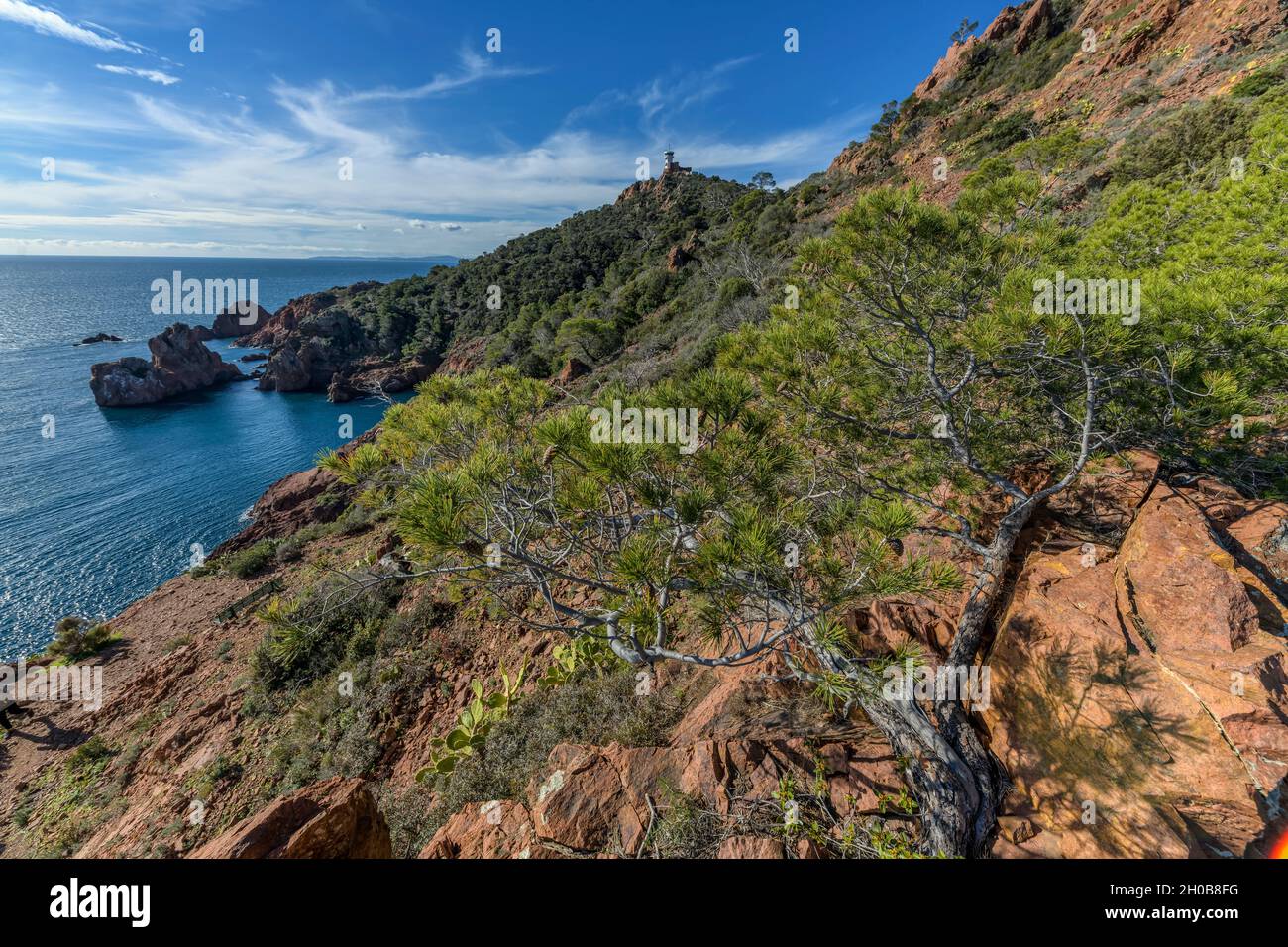 Les ruisseaux du Cap Dramont, dans le massif de l'Esterel.Petit massif ...