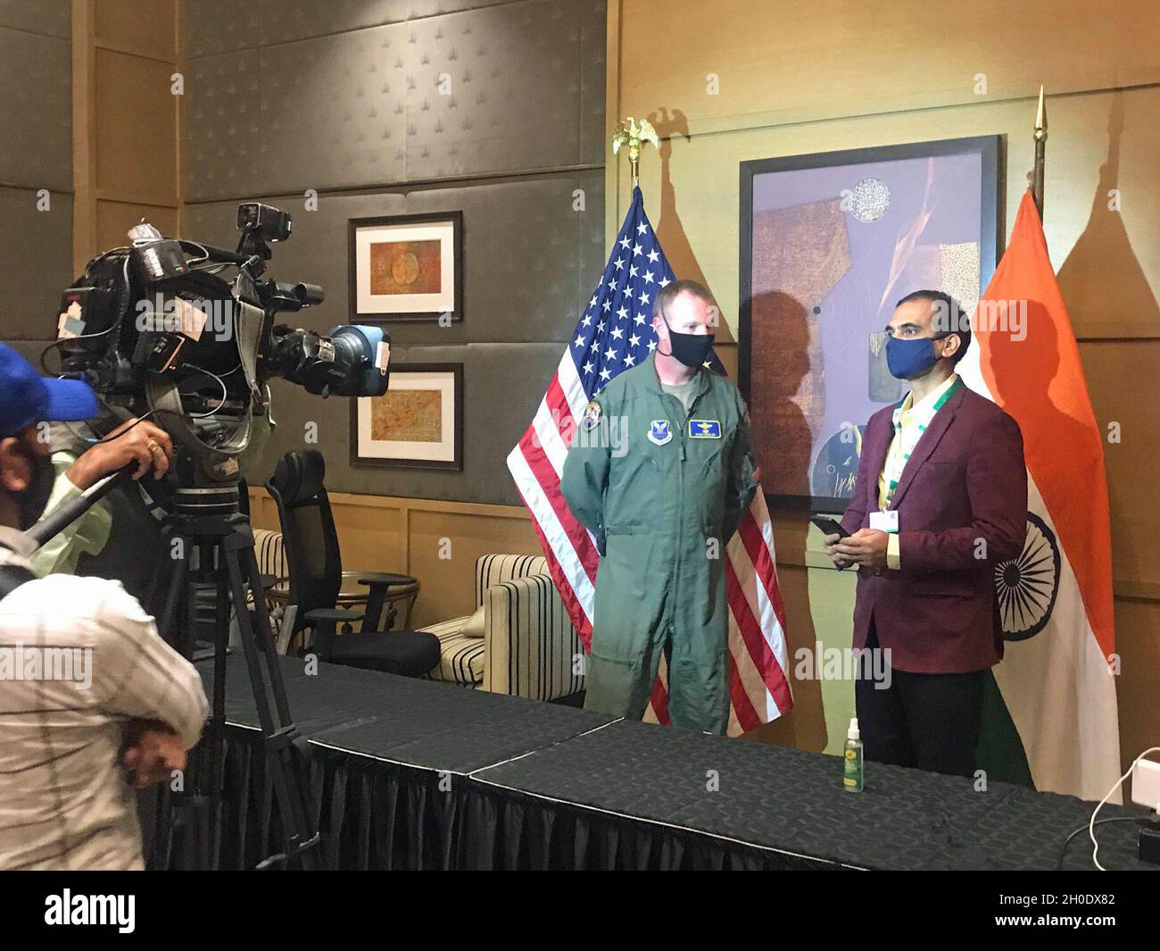 Le lieutenant-colonel Michael Fessler de la US Air Force, commandant du ...