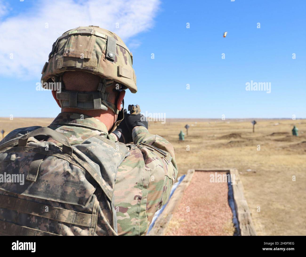 Capitaine Zachary Holder, commandant, quartier général et compagnie de ...