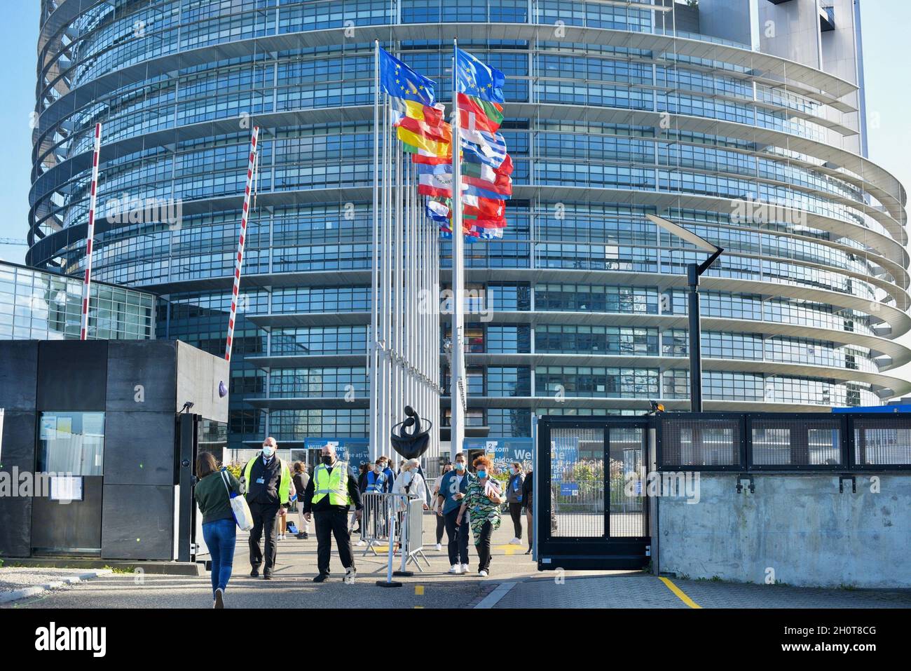 Parlement européen à Strasbourg pendant la session parlementaire de la ...