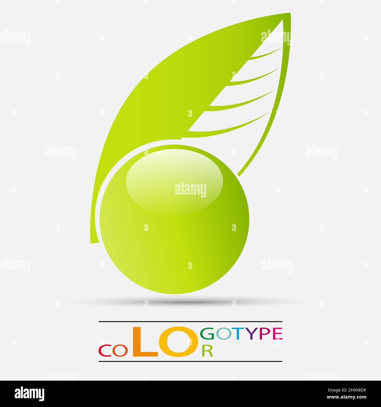 Icône, logo, signe, symbole géométrique coloré pour les besoins en ...