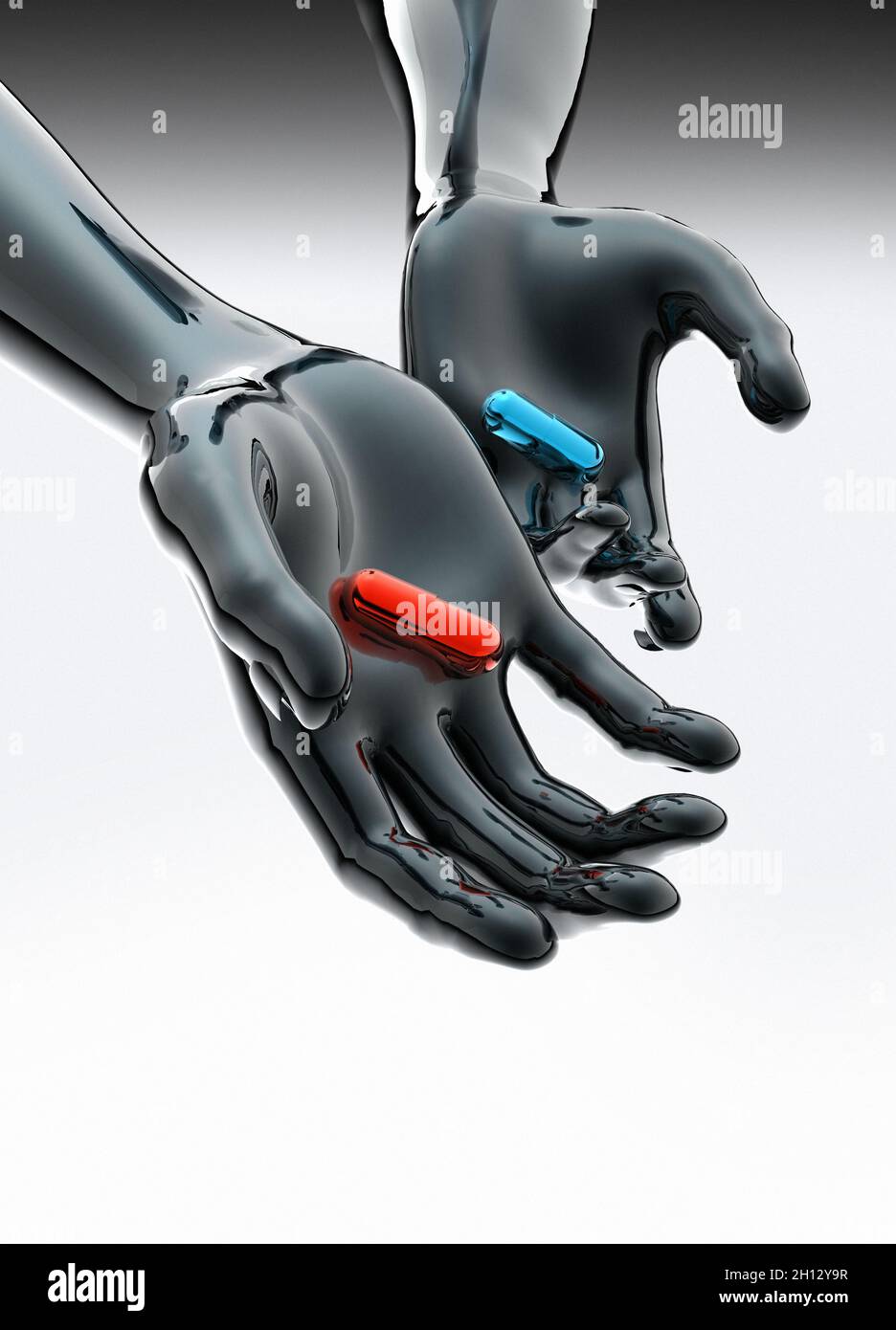 Pilule bleu matrice Banque de photographies et d’images à haute ...