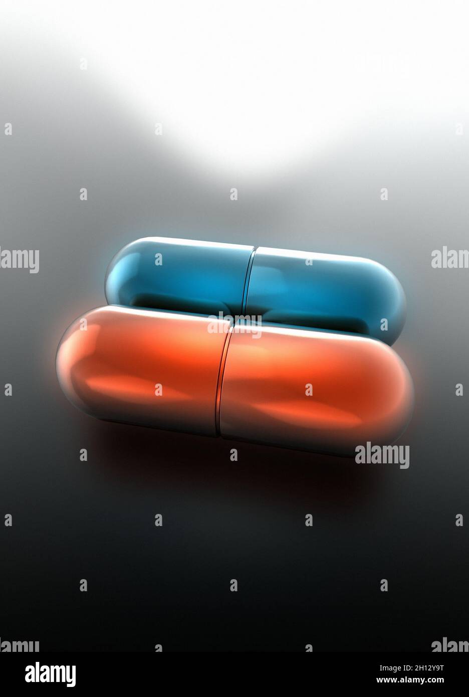 Pilule Bleu Matrice Banque d'image et photos - Alamy
