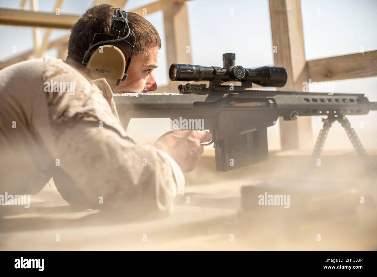 M107 sniper rifle Banque de photographies et d’images à haute ...