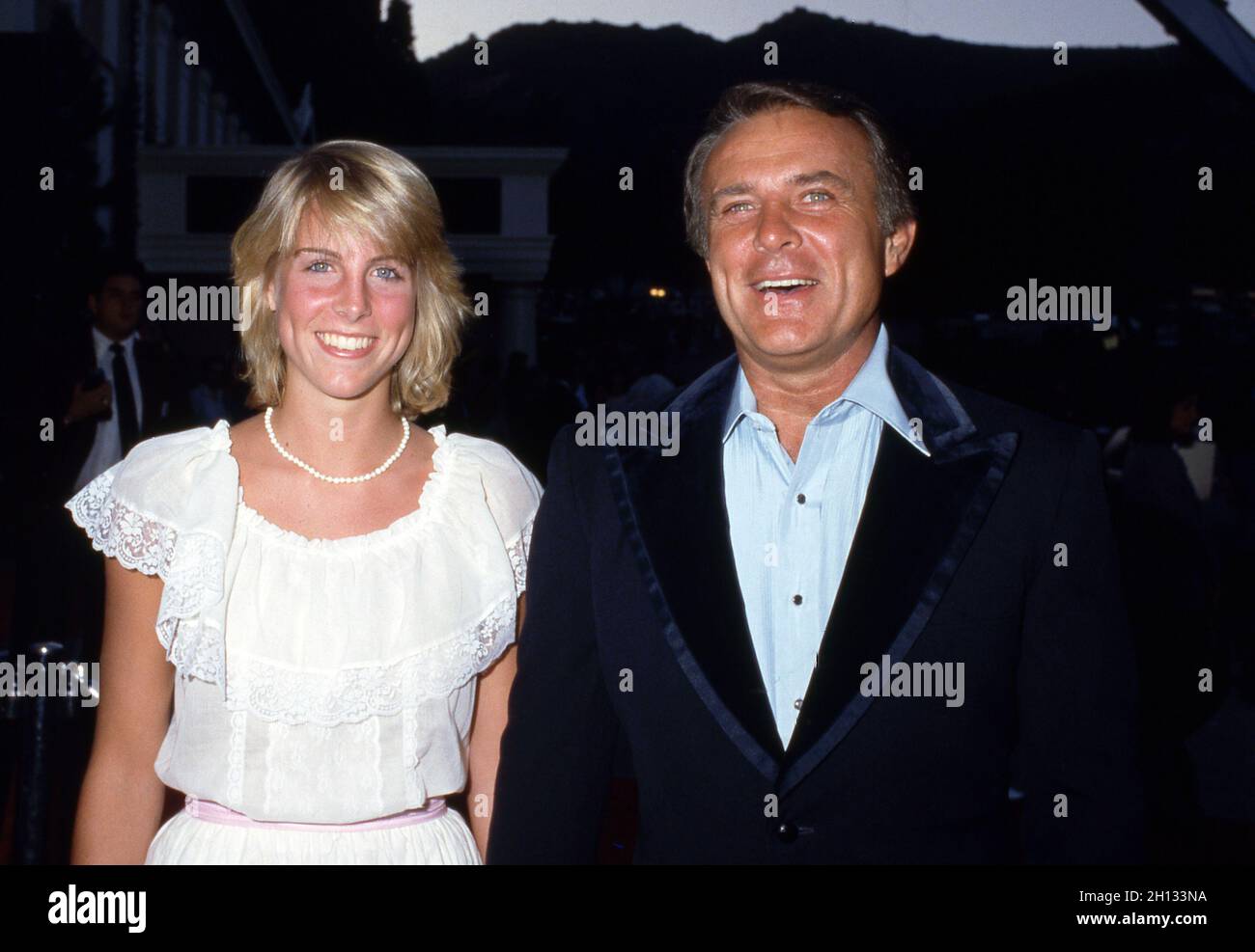 Robert Conrad et sa fille Christy Conrad Circa années 80 crédit : Ralph ...