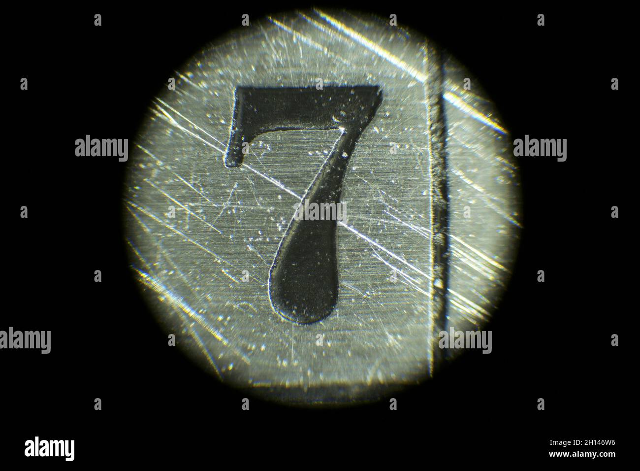 Vue microscopique microscopique Banque de photographies et d’images à ...