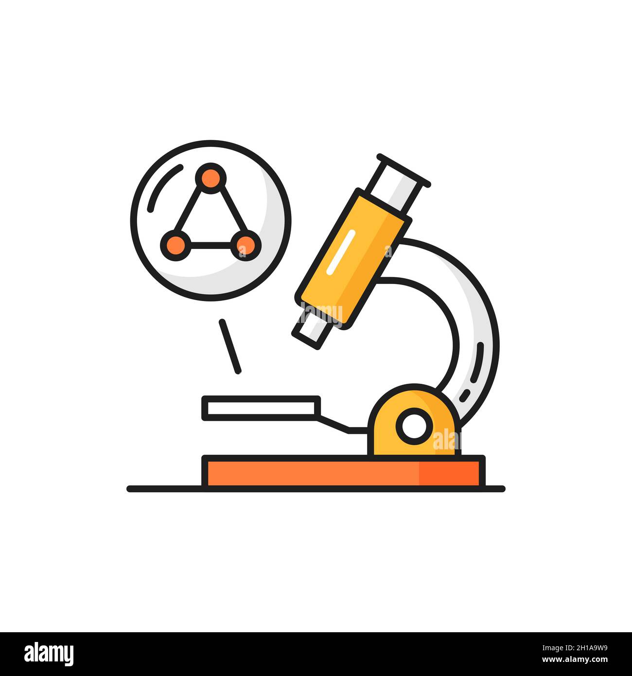 Cellule sanguine humaine au microscope Banque d'images détourées - Alamy