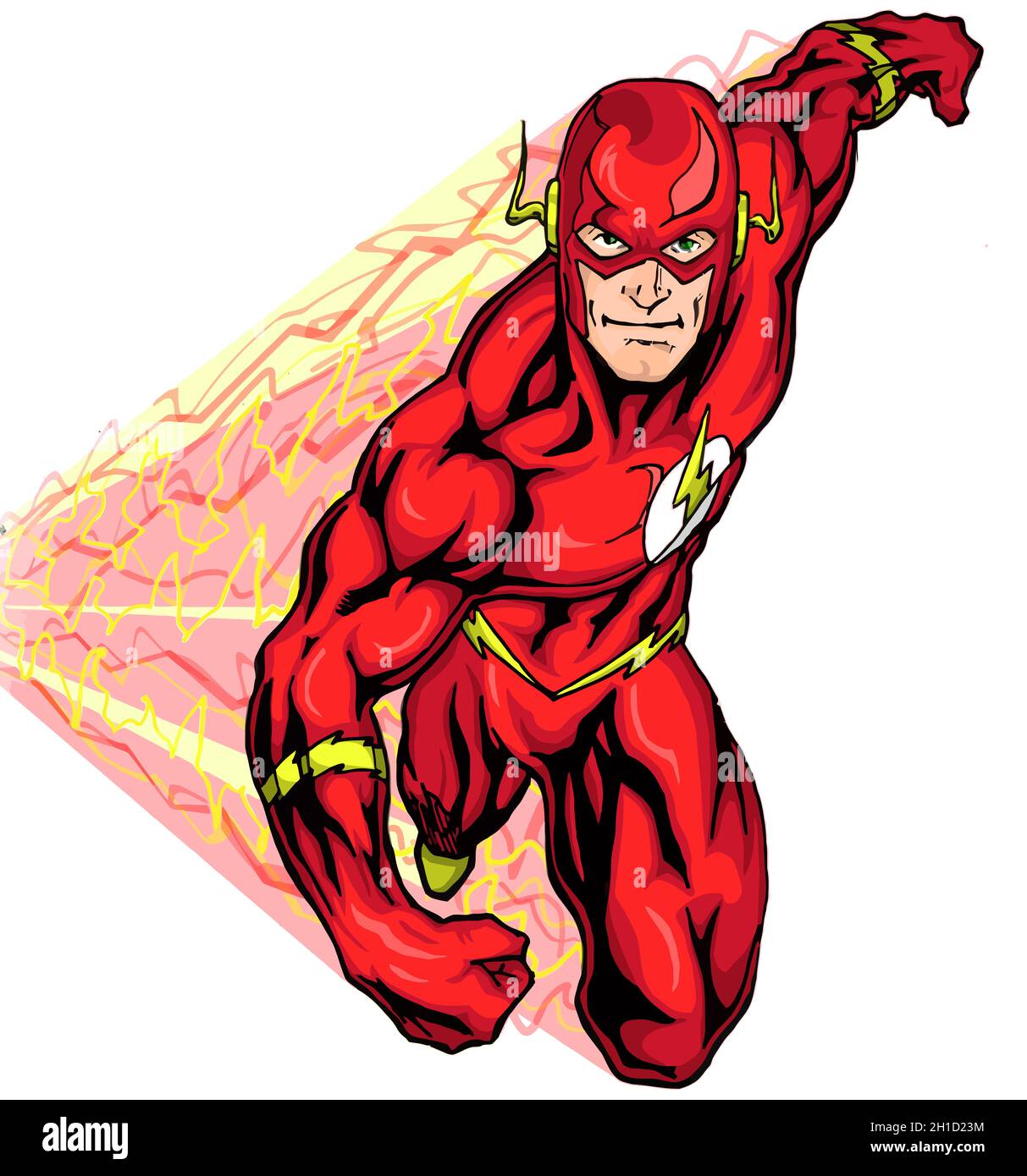 l'illustration de la puissance de la vitesse du flash est un éditorial ...