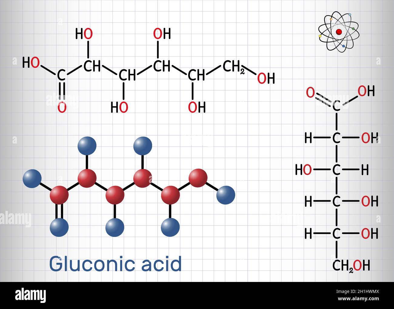 Formule de glucose Banque d'images vectorielles - Page 3 - Alamy