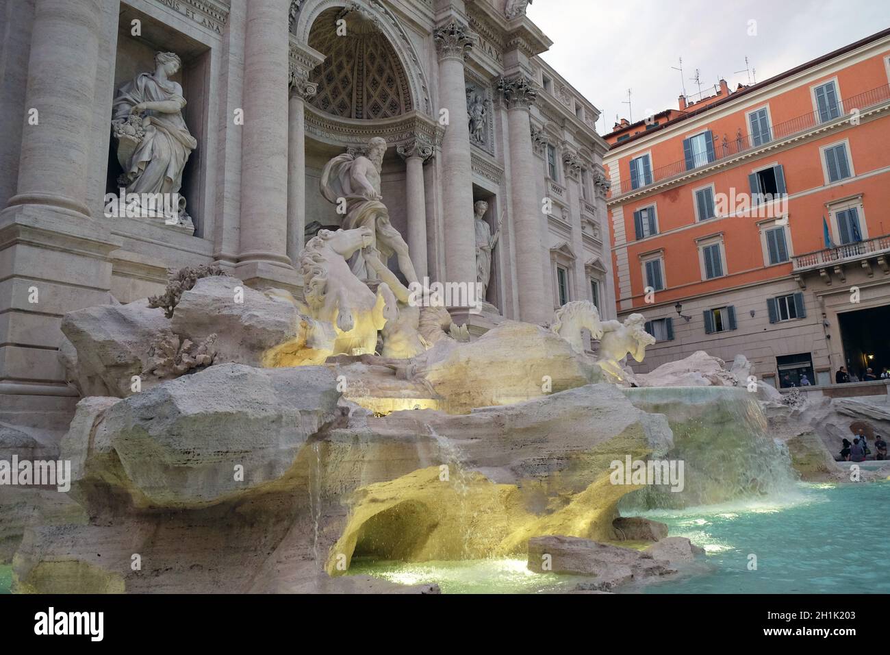 Fontaine de Trevi à Rome. Fontana di Trevi est l'un des monuments les ...