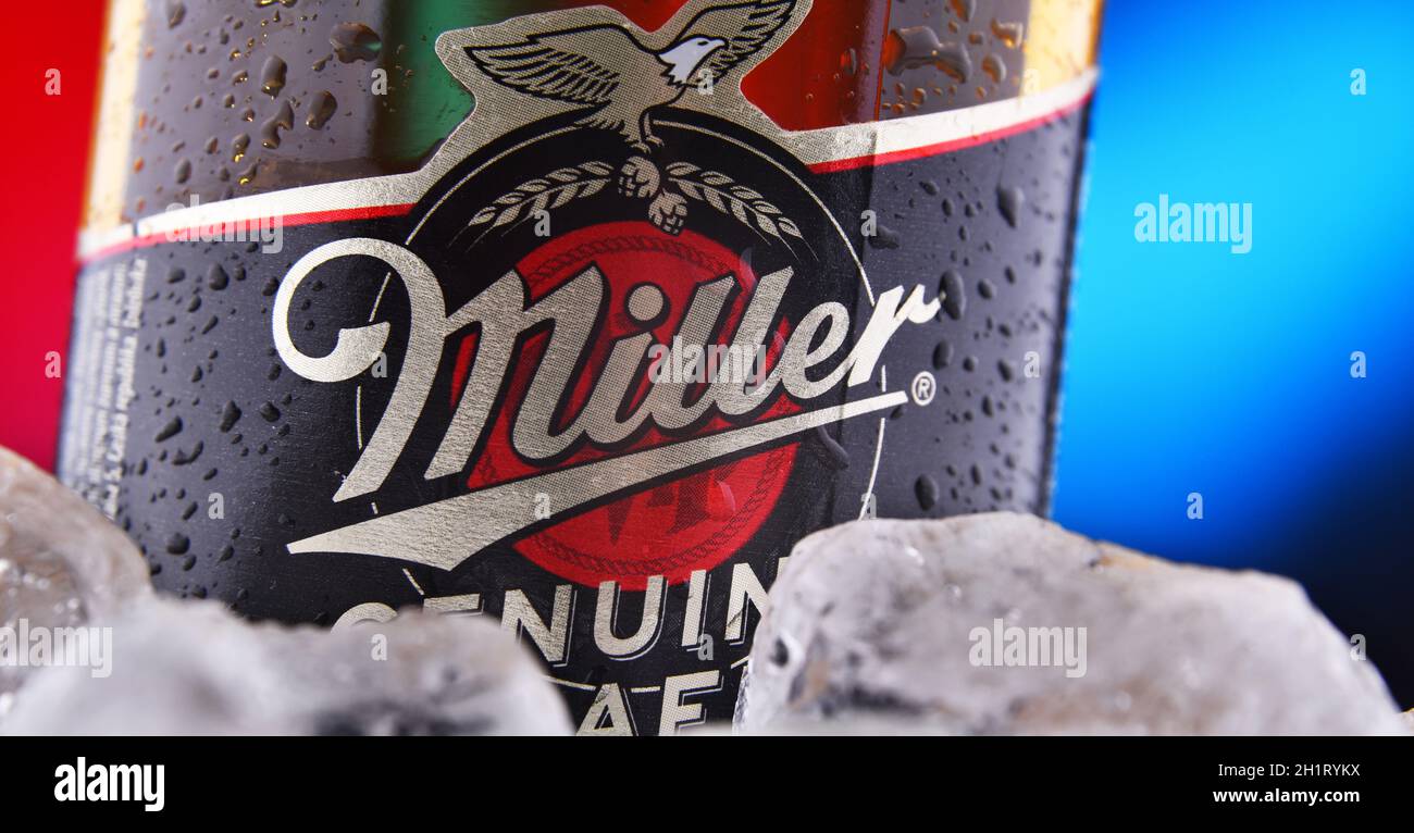 Miller genuine draft beer Banque de photographies et d’images à haute ...