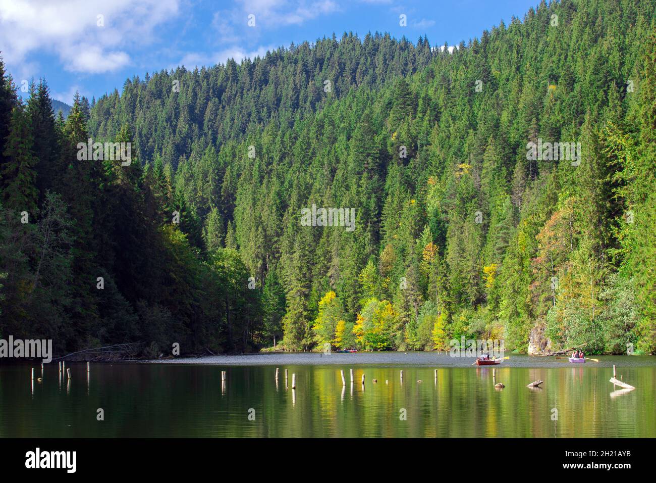 Lacul rosu Banque de photographies et d’images à haute résolution - Alamy