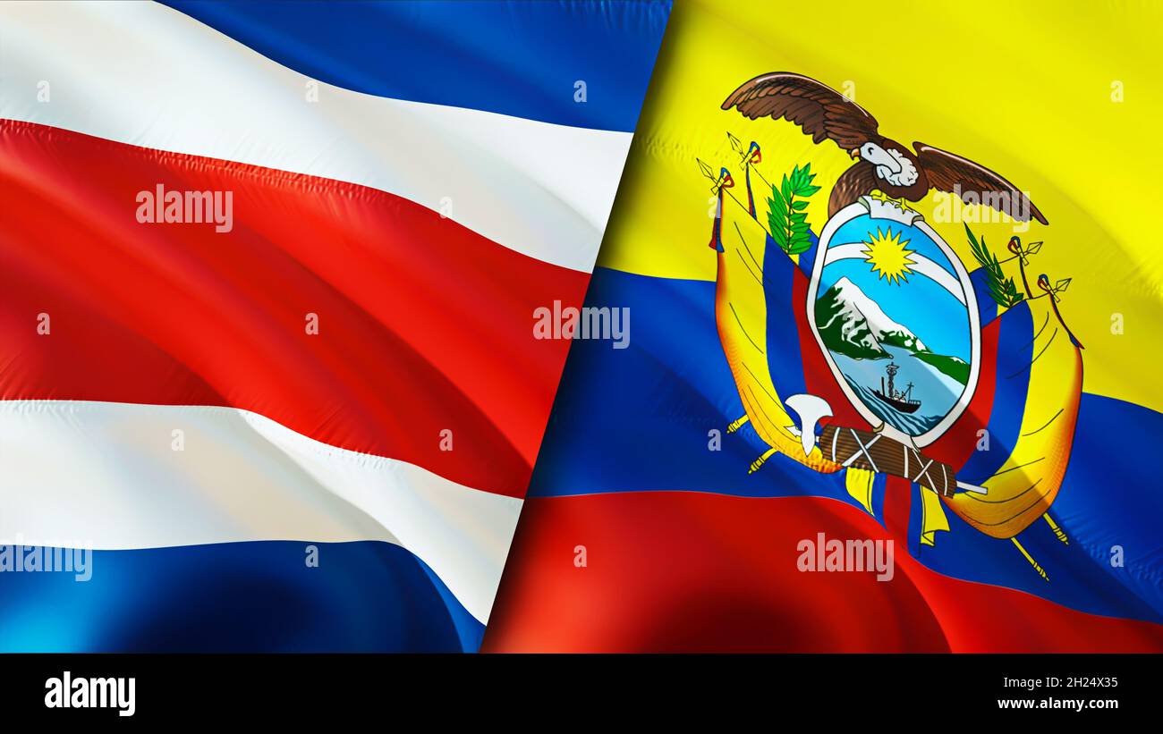 Drapeau equateur costa rica Banque de photographies et d’images à haute ...