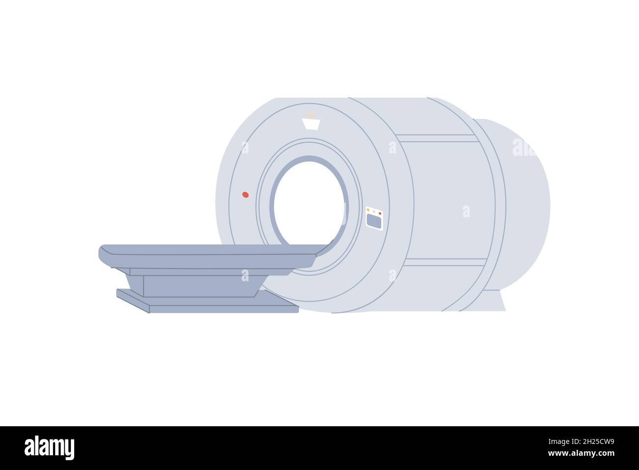 Scanner de machine IRM à dessin animé plat, concept d'illustration de ...