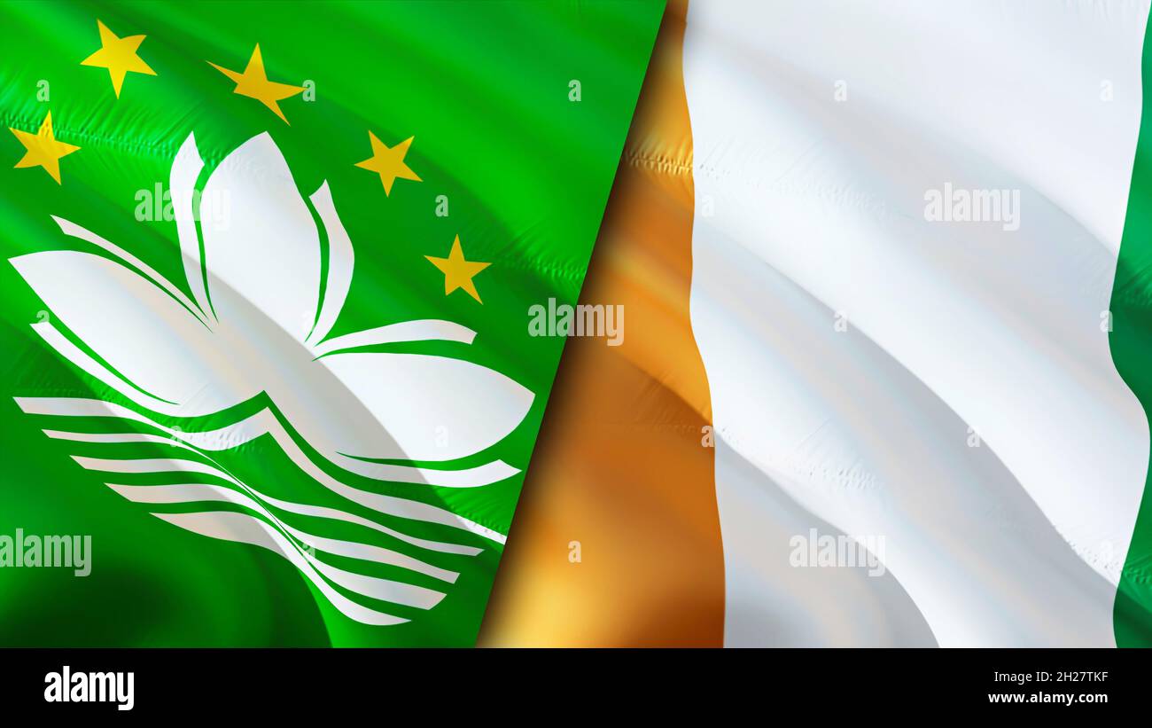 Drapeau macao cote divoire Banque de photographies et d’images à haute ...