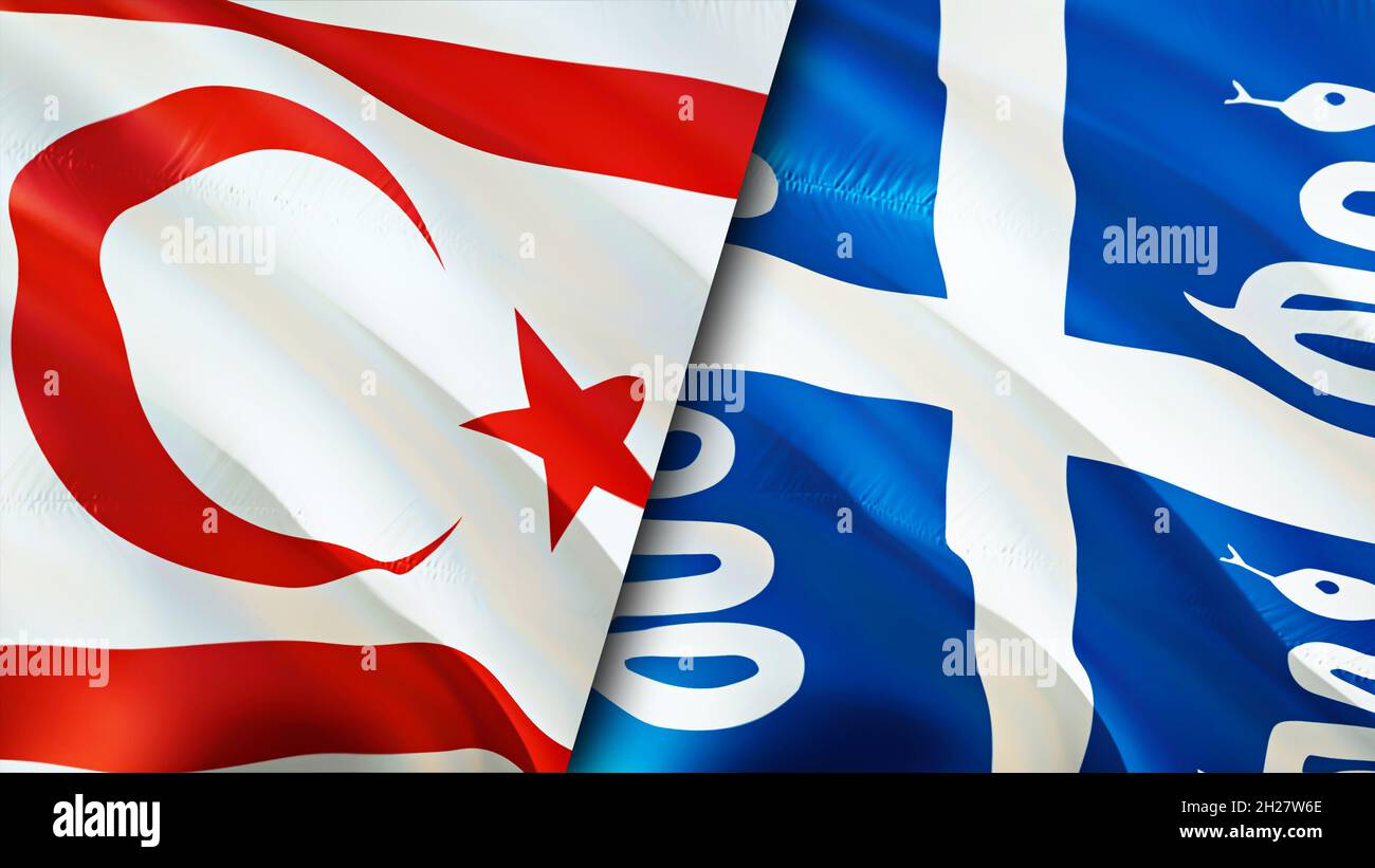 Drapeau chypre nord martinique Banque de photographies et d’images à ...