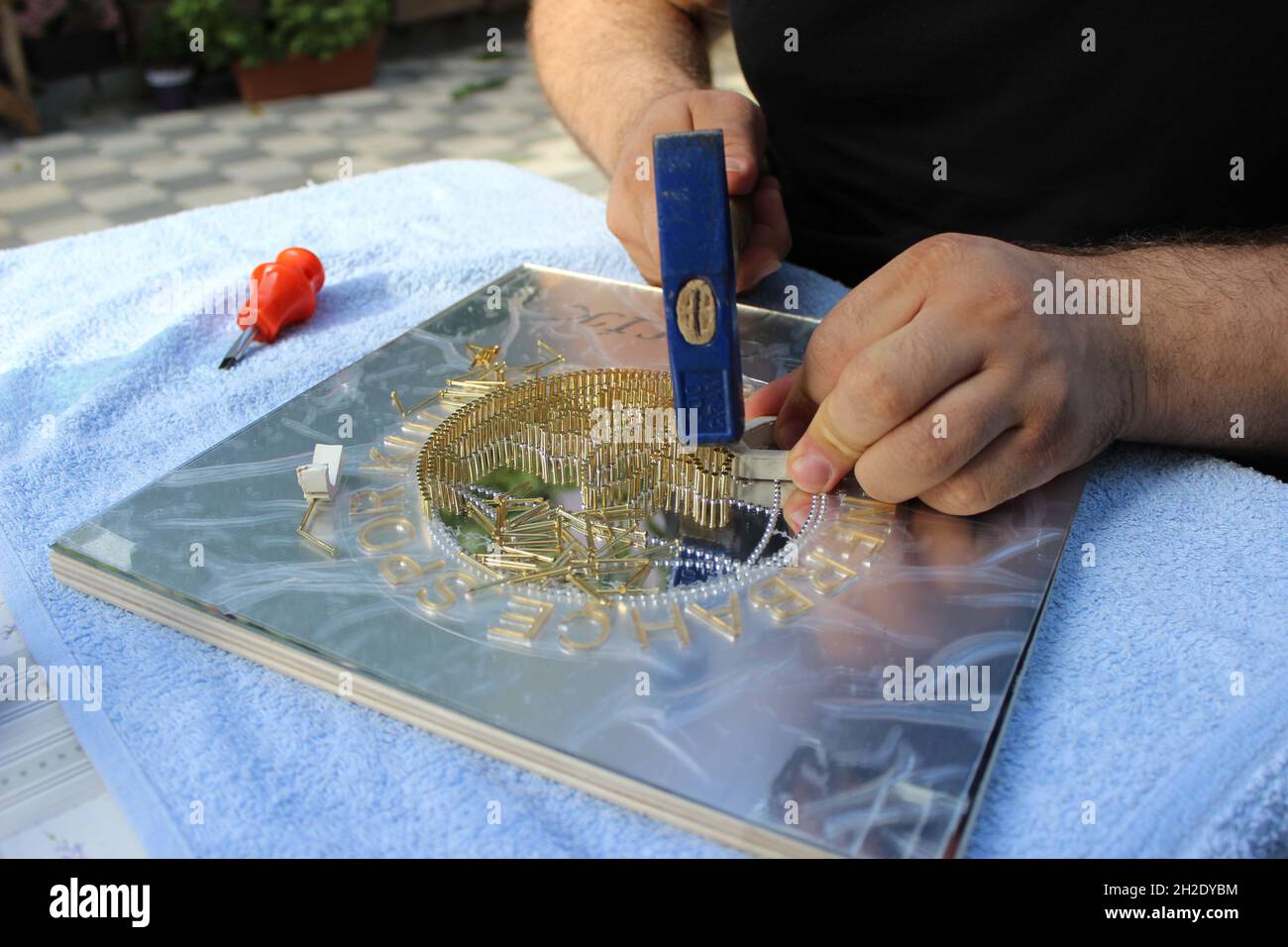 String art Banque de photographies et d’images à haute résolution - Alamy