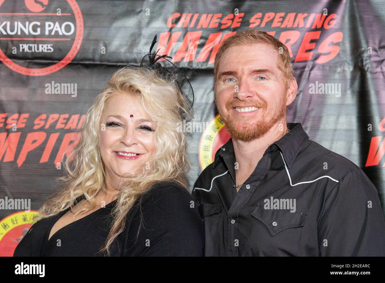 Constance Steele, Davy Williams assistez à la première du film de Kung ...
