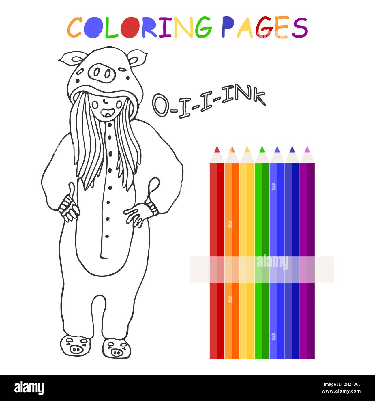Coloriage Pyjama