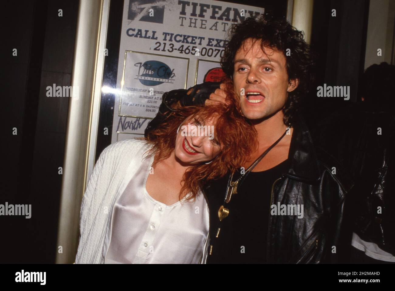 Michael des Barres et Pamela des Barres Circa années 80 crédit: Ralph ...