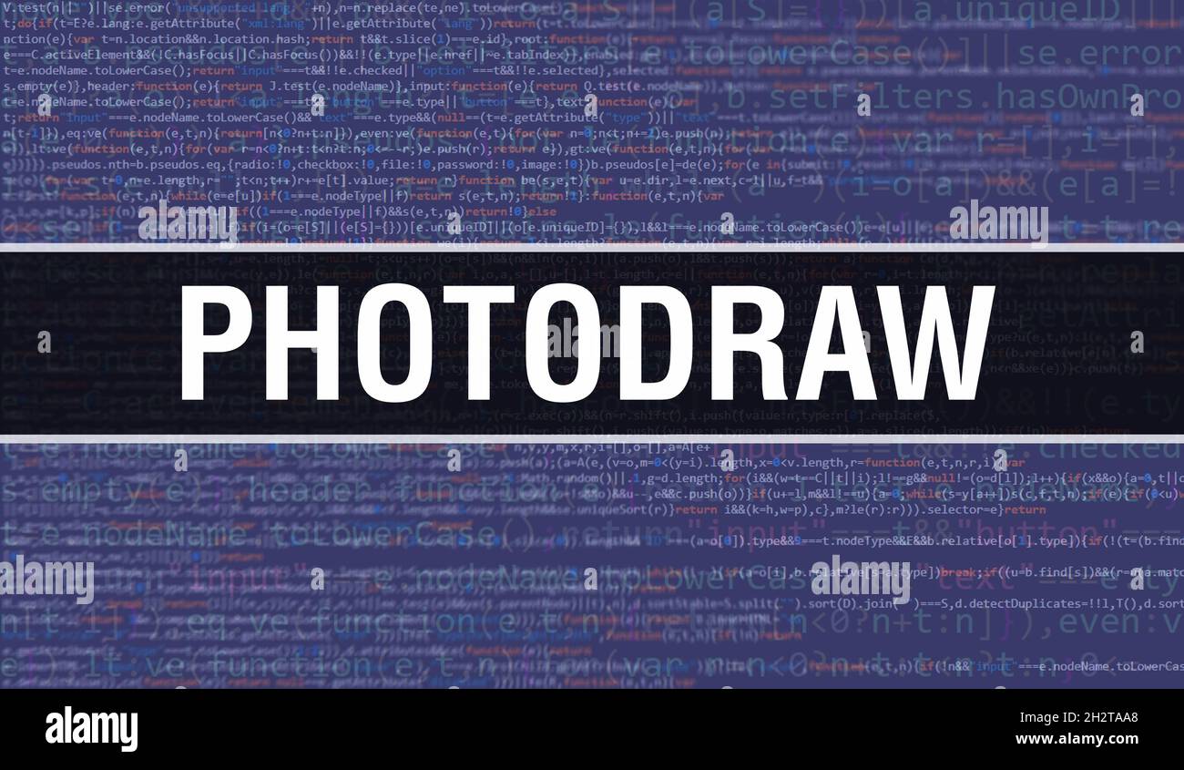 PhotoDraw avec texte numérique de code Java.PhotoDraw et le concept de ...