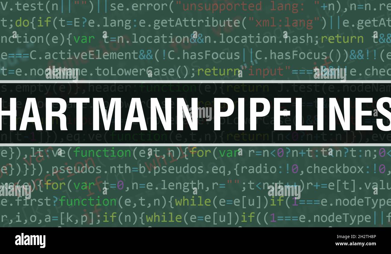 Hartmann Pipelines Avec Texte De Code Java Numériquehartmann Pipelines Et Logiciel De Codage