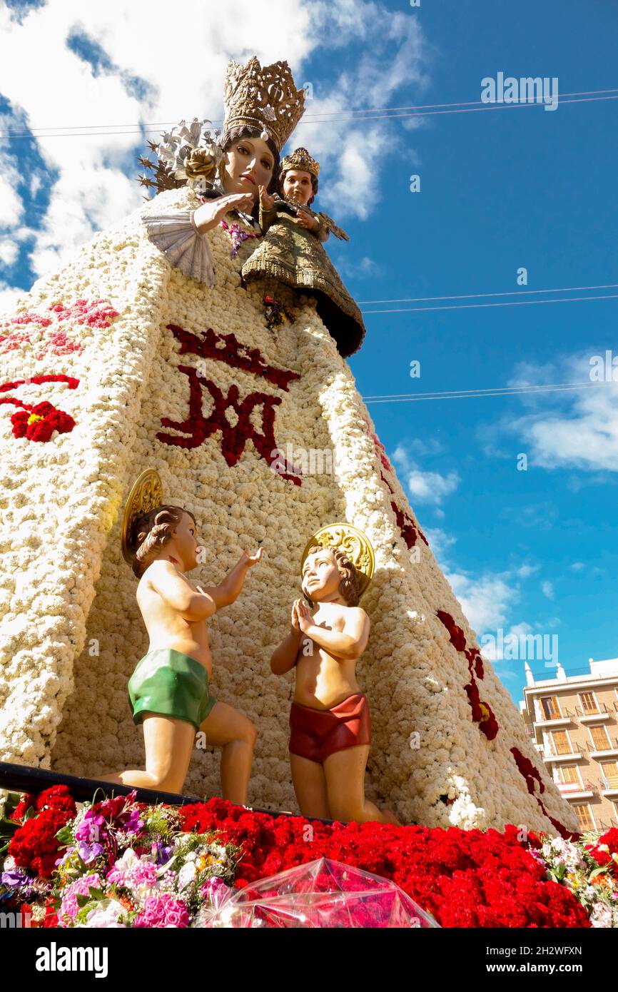 Statue de la Vierge Marie Valencia Nuestra Senora de los Desamparados ...