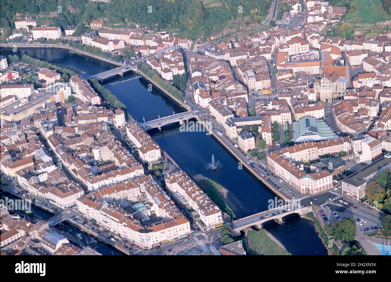 France vosges epinal aerial view Banque de photographies et d’images à ...