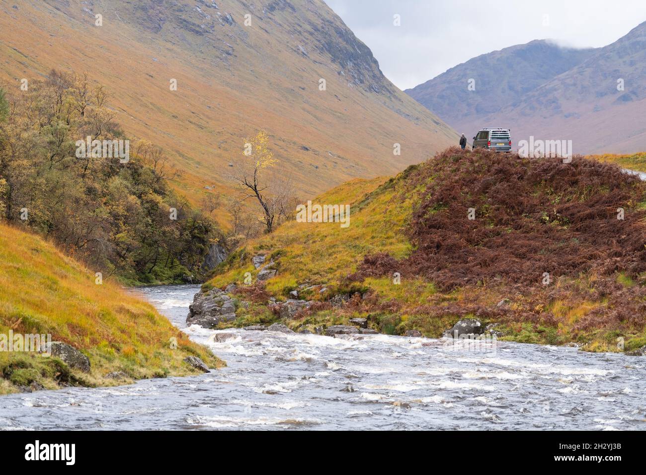 Camping car glen etive Banque de photographies et d’images à haute ...