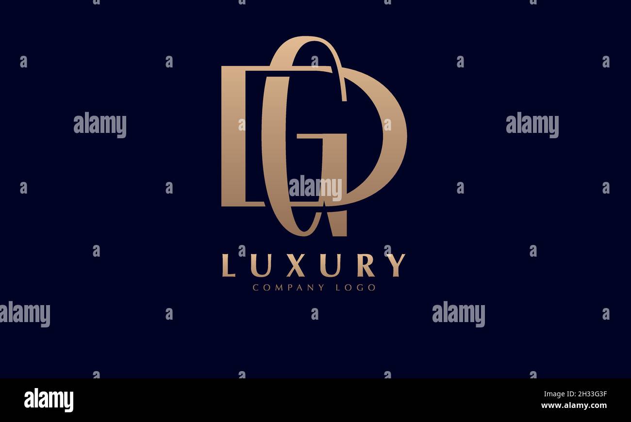 Logo Gd Banque d'images vectorielles - Alamy
