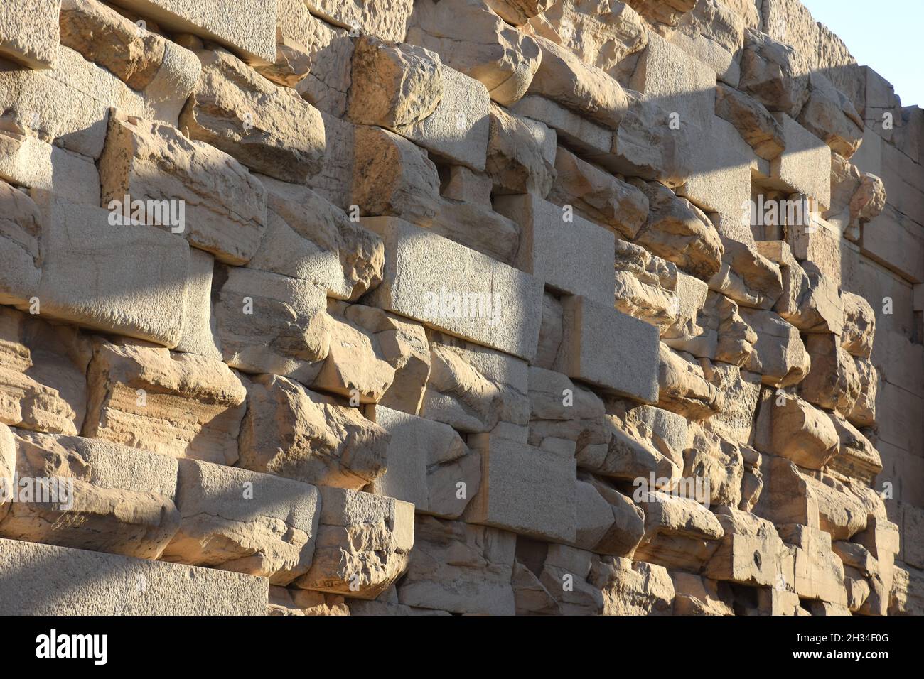 Détails de la construction des colonnes de l'Acropole à Athènes en ...
