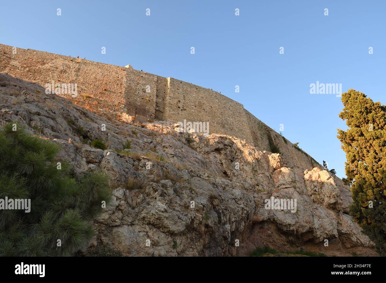 Détails de la construction des colonnes de l'Acropole à Athènes en ...