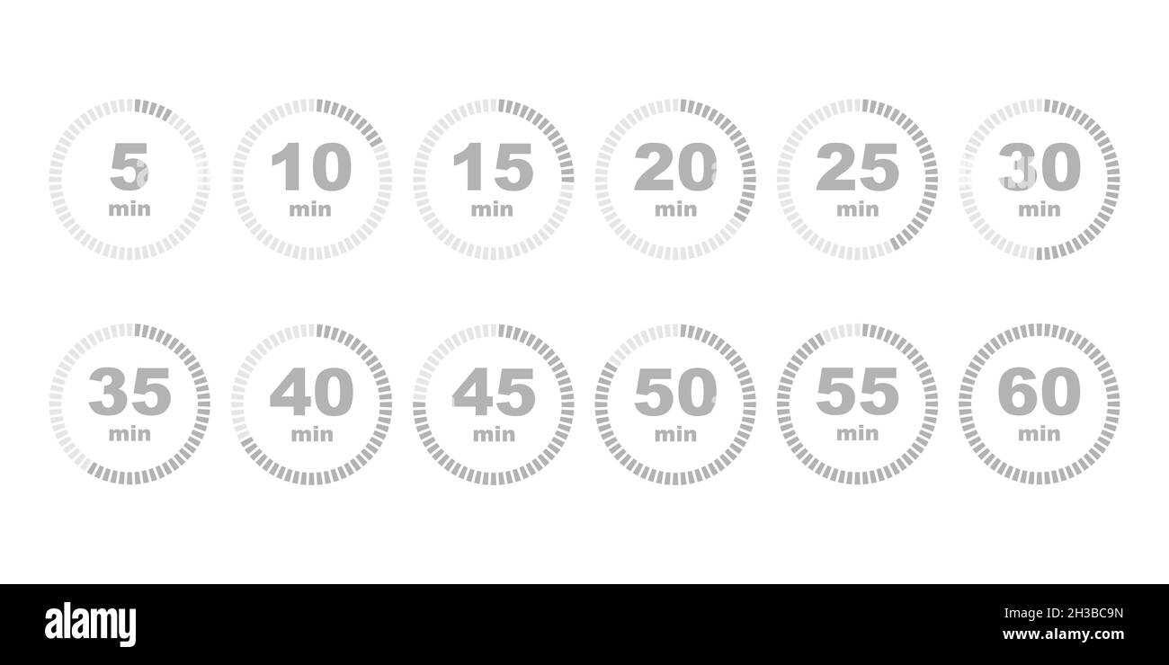Chronometre 3 heures Banque d'images vectorielles - Alamy