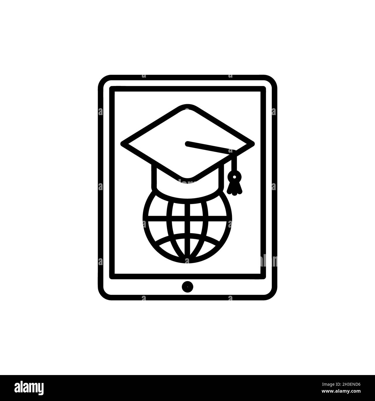 Icône plate formation en ligne.Pictogramme d'apprentissage pour le Web ...