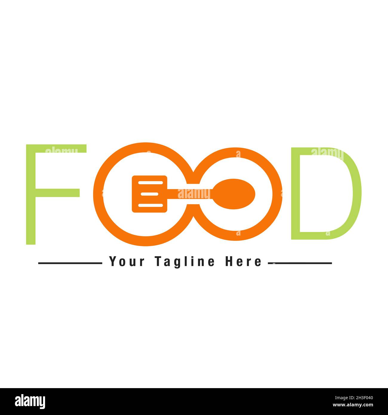 Logo de repas Banque d'images vectorielles - Alamy