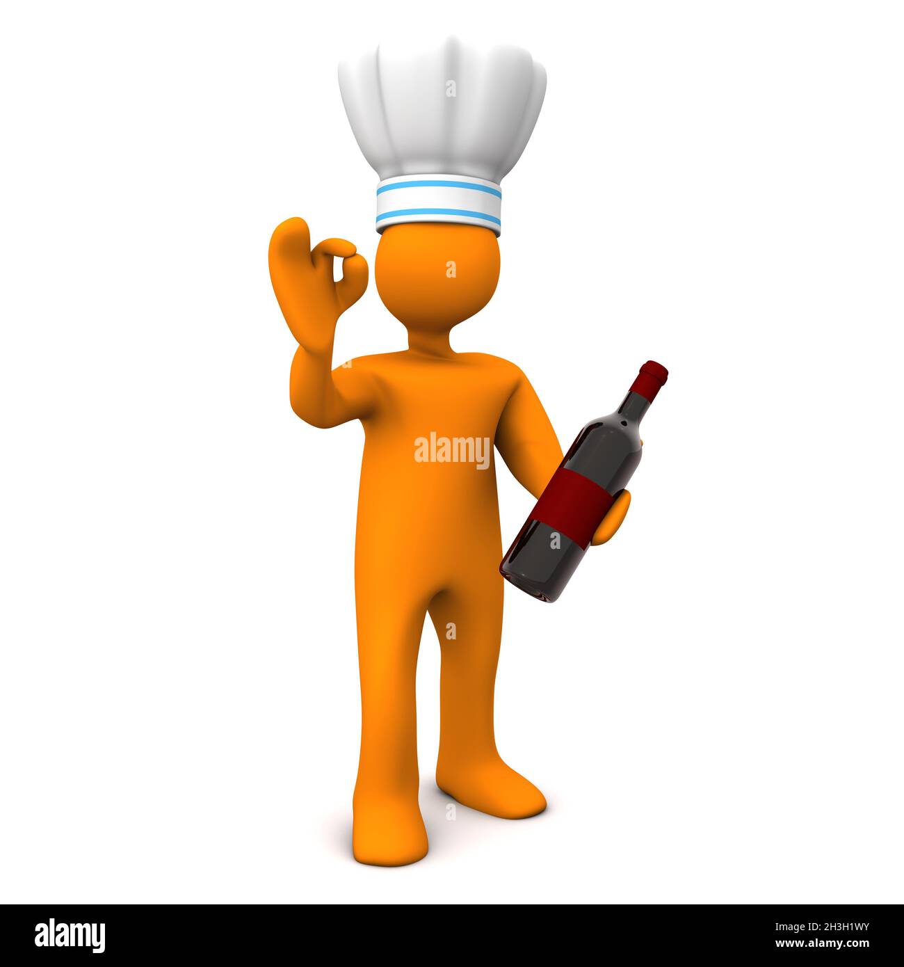 Woman chef baker cartoon character Banque de photographies et d’images ...