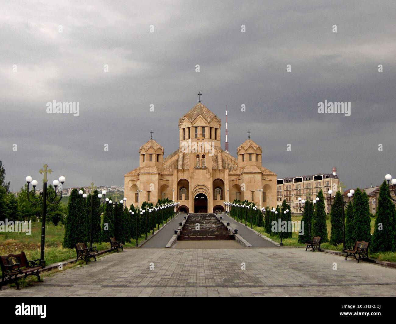 The Saint Gregory The Illuminator Cathedral Armenian Banque d'image et ...