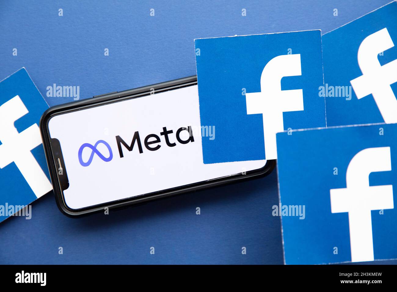 Meta logo Banque de photographies et d’images à haute résolution - Alamy