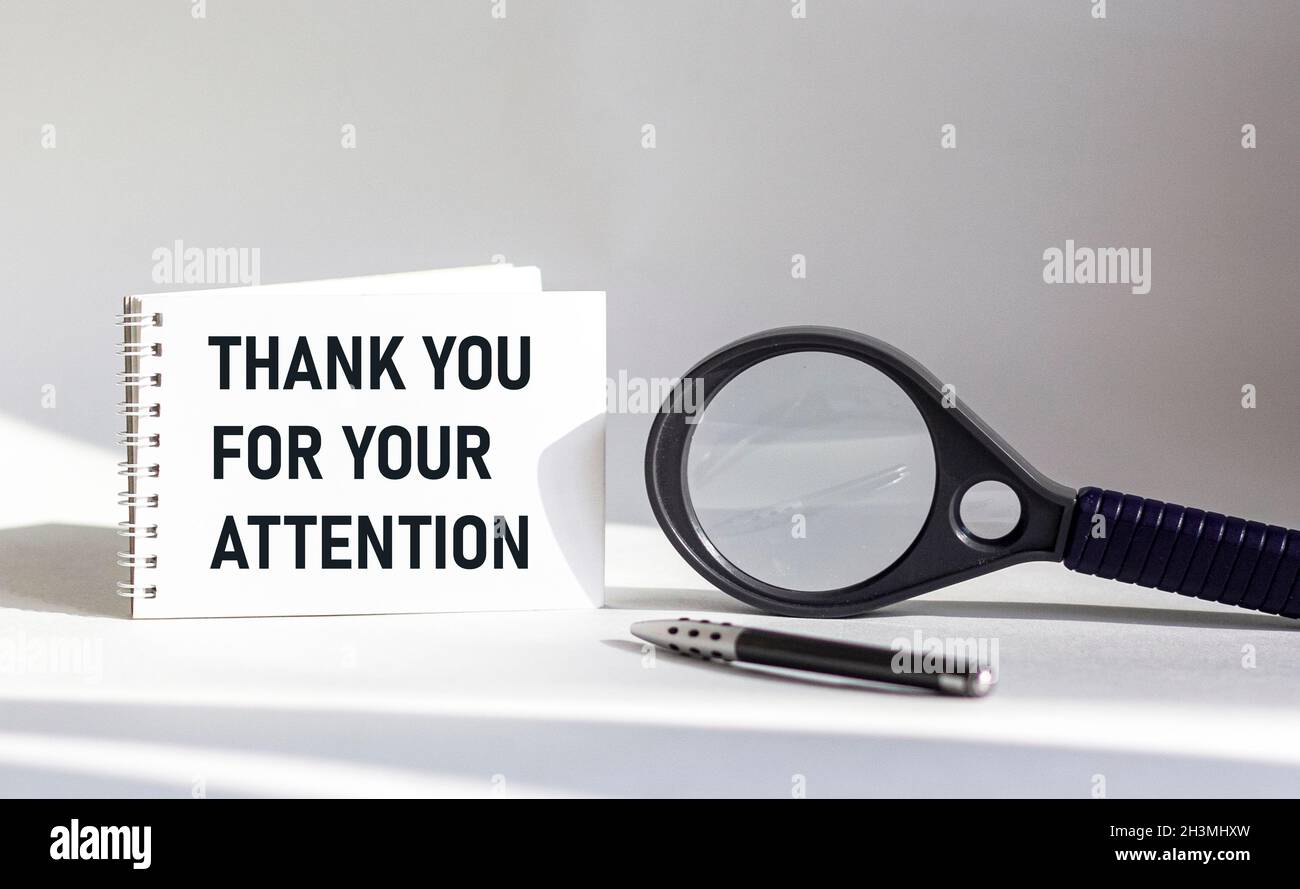 Merci pour votre attention Banque de photographies et d’images à haute ...