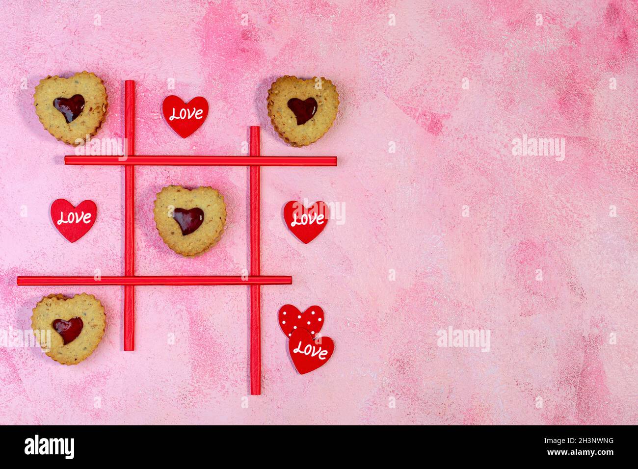 Jeu de cartes de saint valentin Banque de photographies et d’images à ...