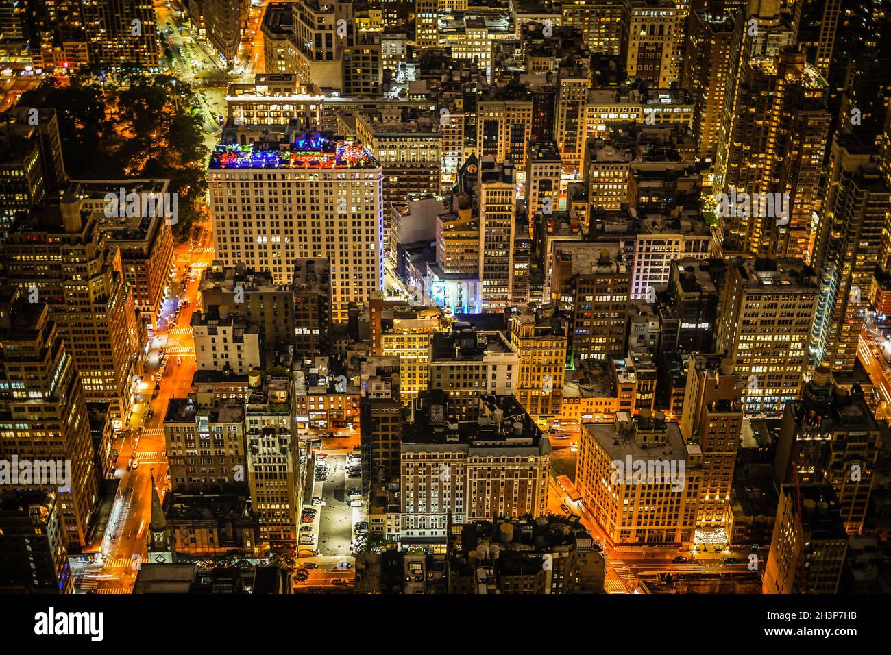 View from empire state building observatory Banque de photographies et ...