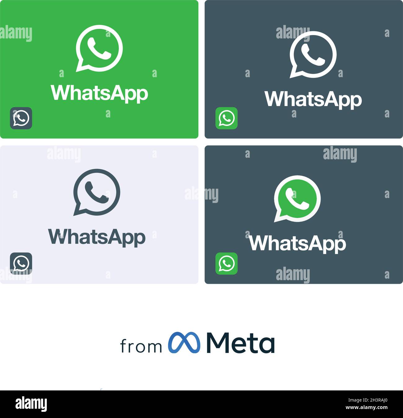 Méta logos Banque d'images vectorielles - Alamy