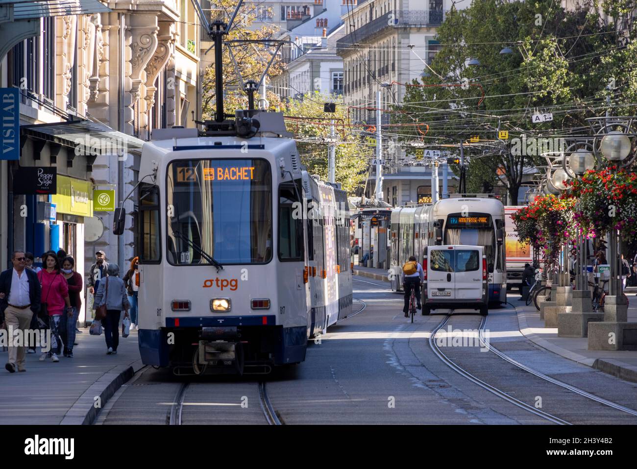 Transport tram geneva Banque de photographies et d’images à haute ...