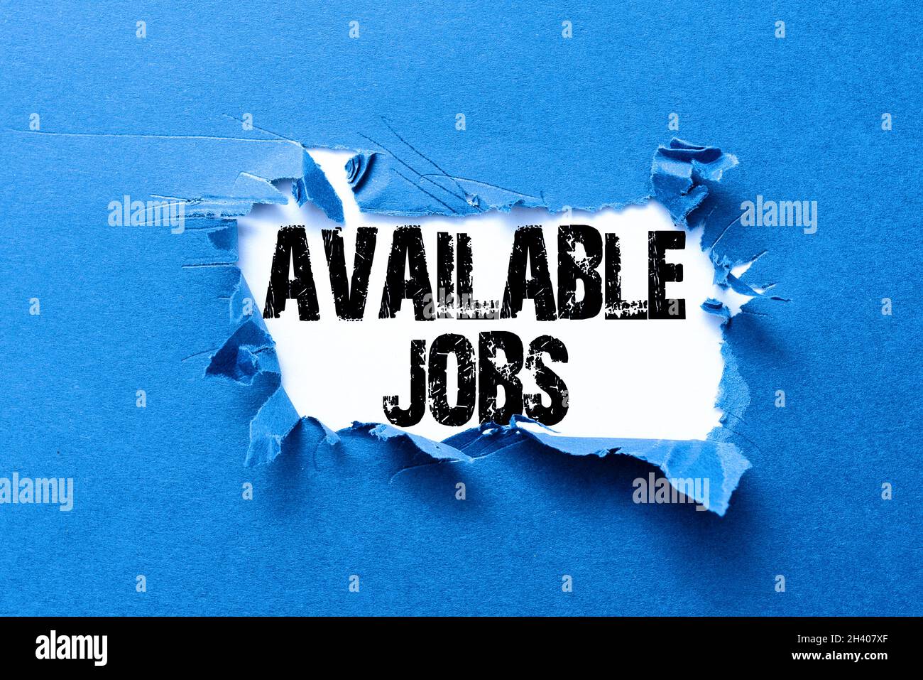 Affichage conceptuel des tâches disponibles.Mot pour un emploi qui est ...