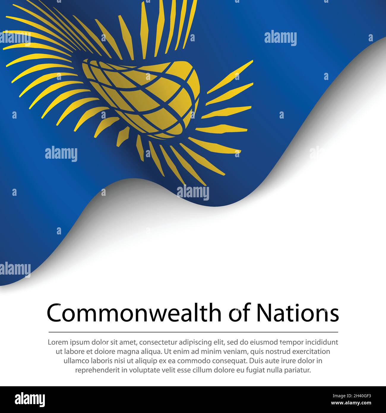 Drapeau des nations du commonwealth Banque de photographies et d’images ...