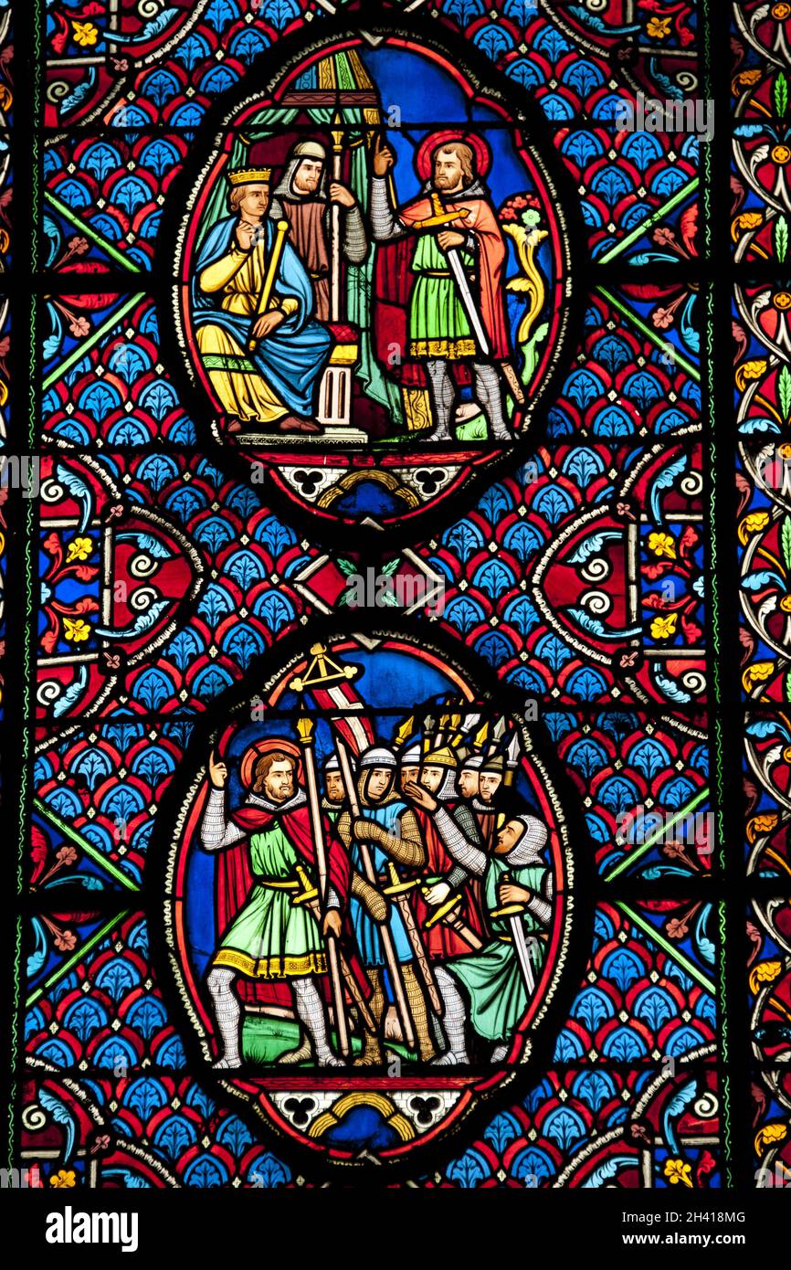 Saint vitrail Banque de photographies et d’images à haute résolution ...