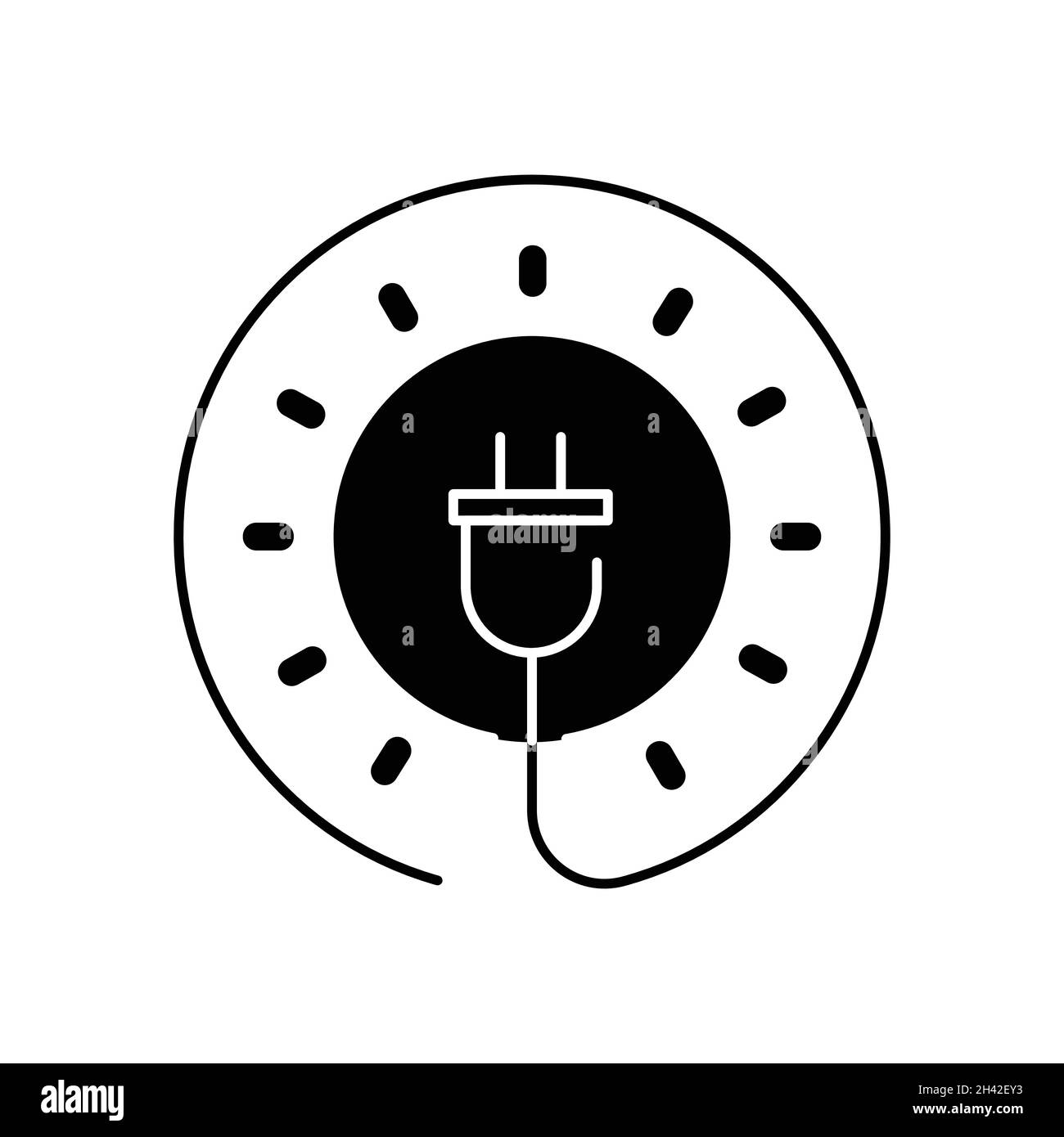Icône de couleur énergie propre et abordable. Responsabilité sociale de ...